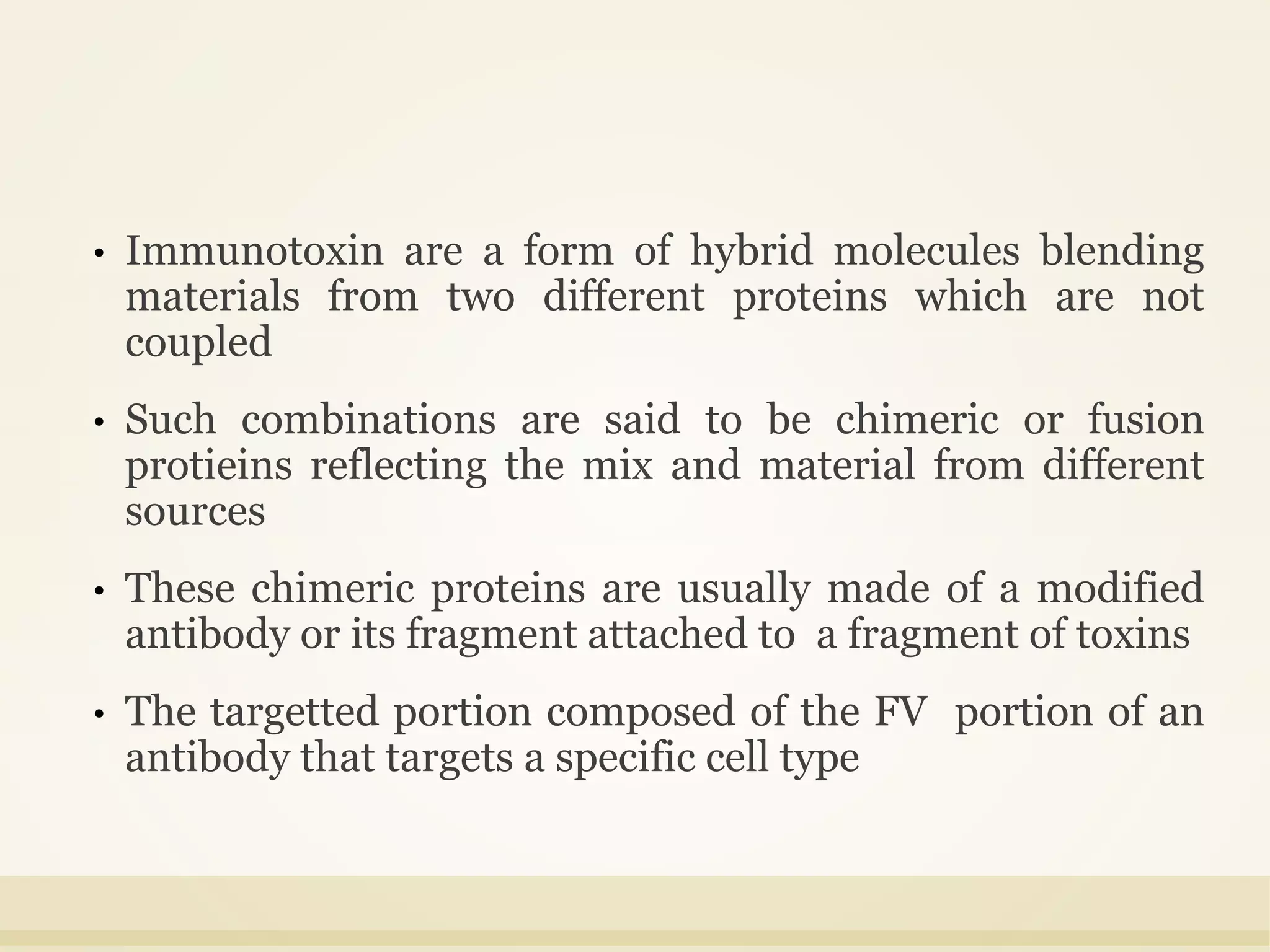 Immunotoxins | PPTX