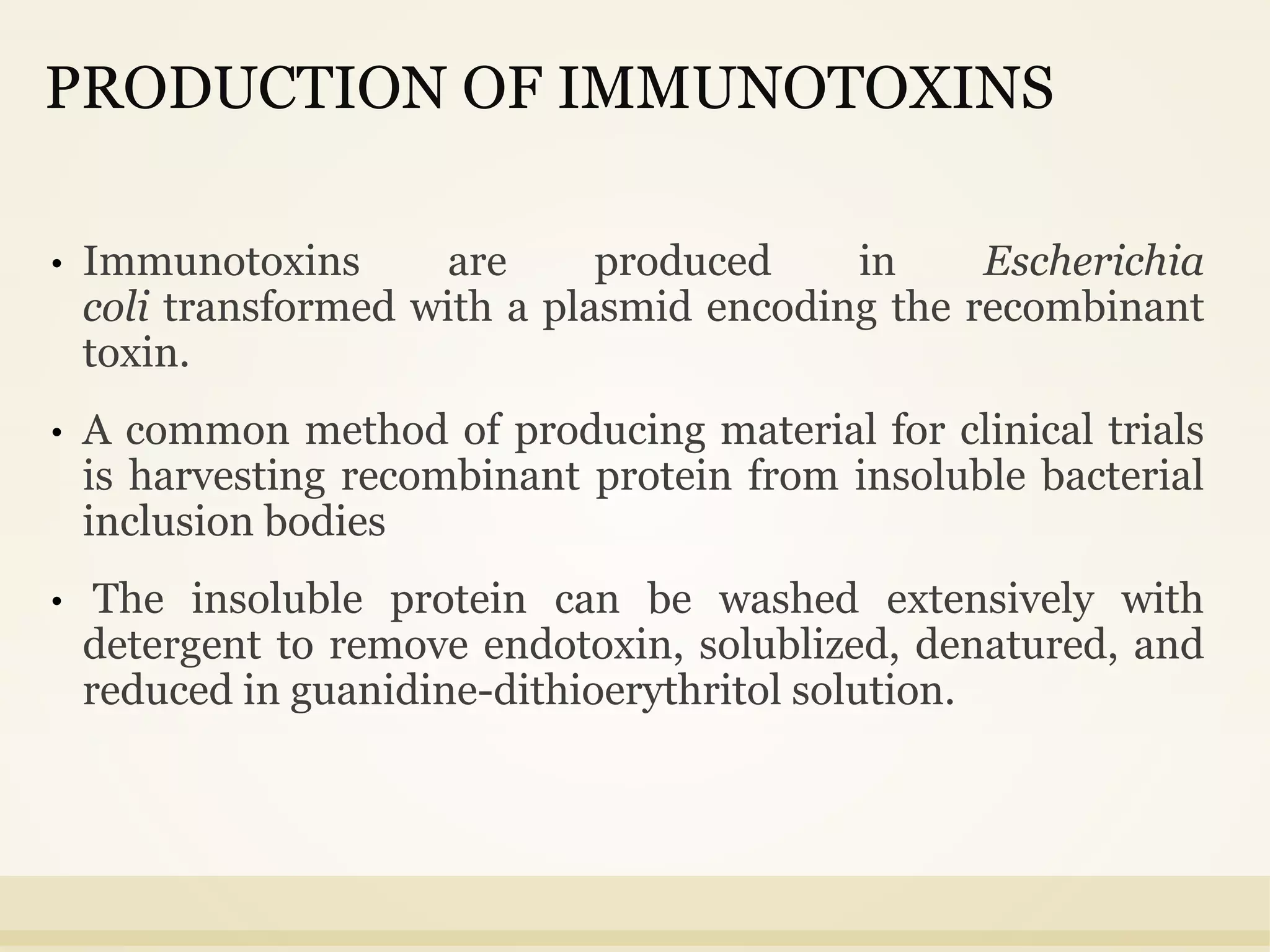 Immunotoxins | PPTX