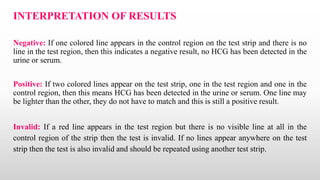 Immuology HUMAN CHORIONIC GONADOTROPIN Test (HCG) | PPTX