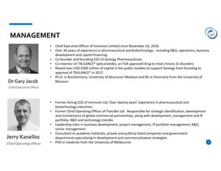 Immuron Corp Presentation 5.05.2019