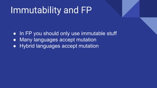 Immutability and immutable js | PPTX