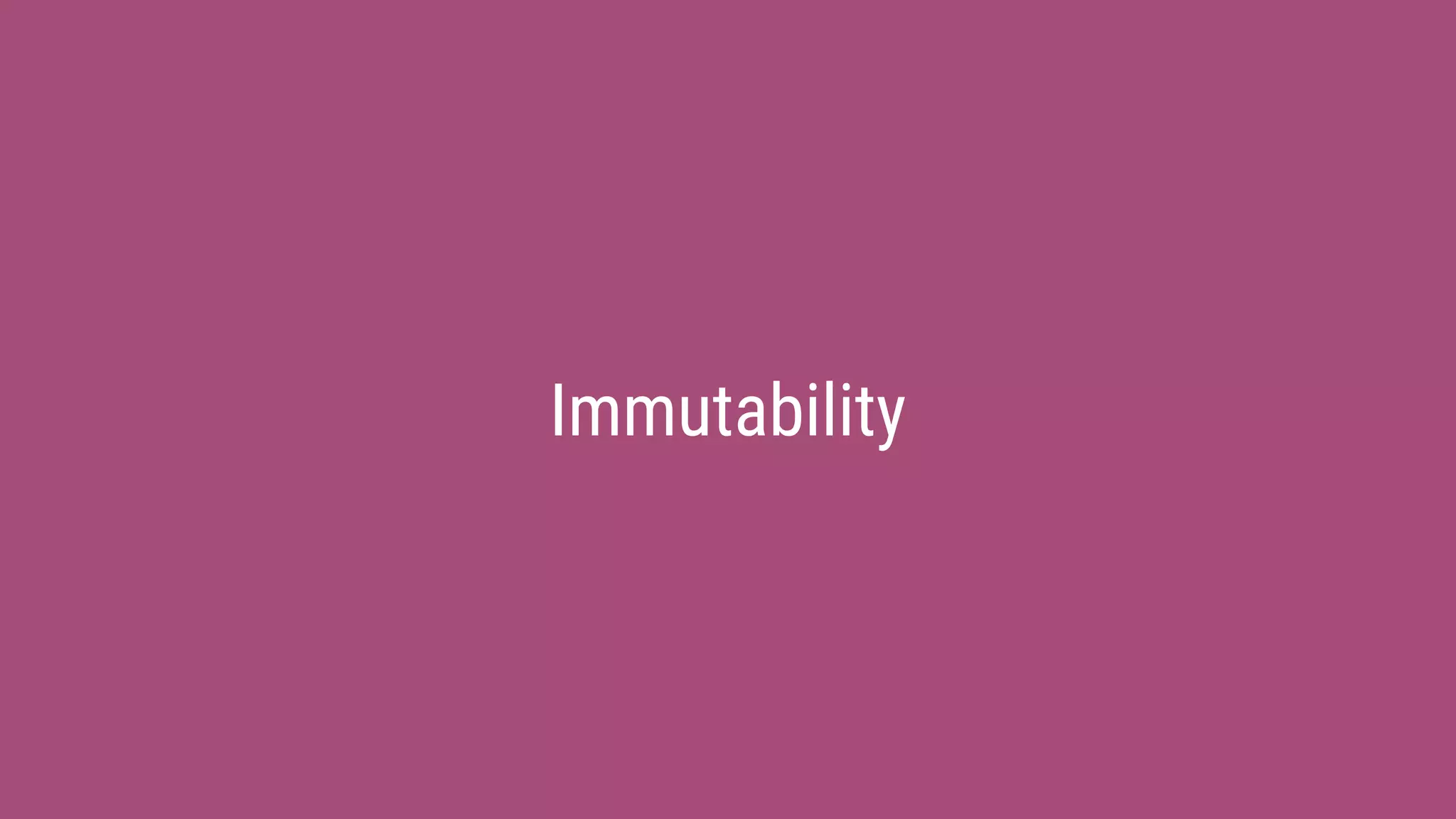 Immutability and pure functions | PDF