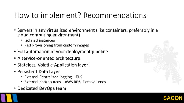 SACON - Immutable architecture (Nilanjan De) | PPT