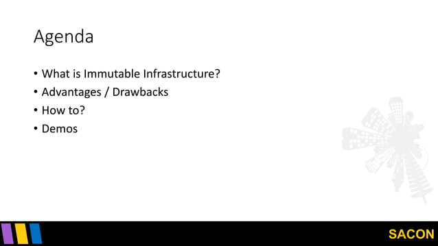 SACON - Immutable architecture (Nilanjan De) | PPT | Free Download