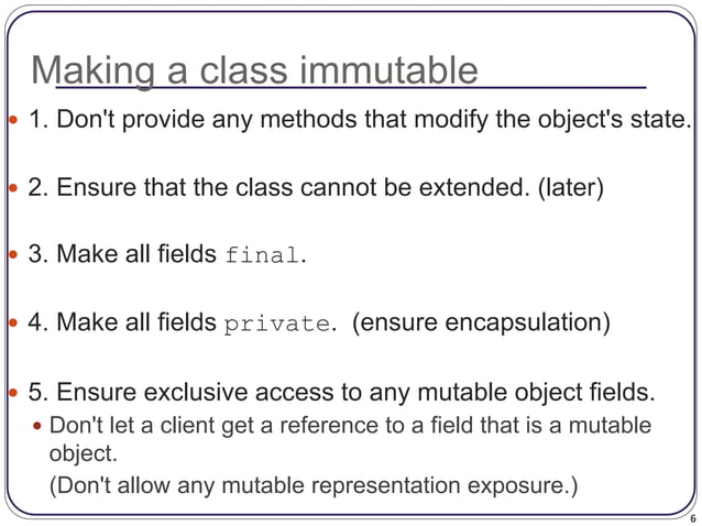 Immutable Classes updated.ppt