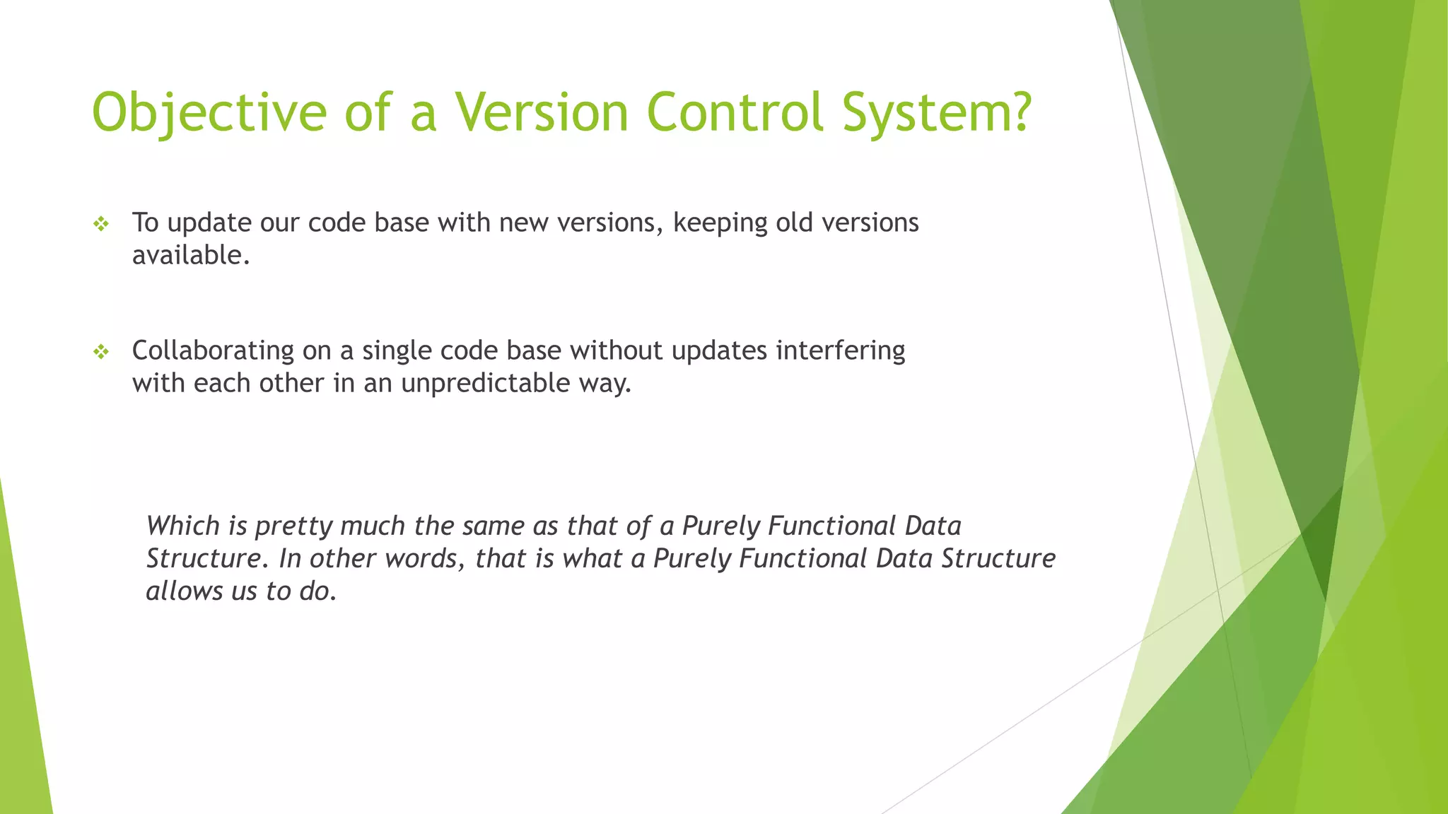 Immutable Data Structures A Primer Ppt