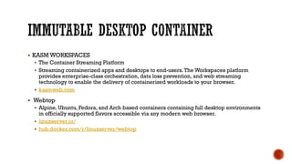 Immutable Desktop using Container Orchestration By Mohammed Danish Amber .pdf
