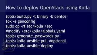 Immutable infrastructure 介紹與實做：以 kolla 為例 | PPTX