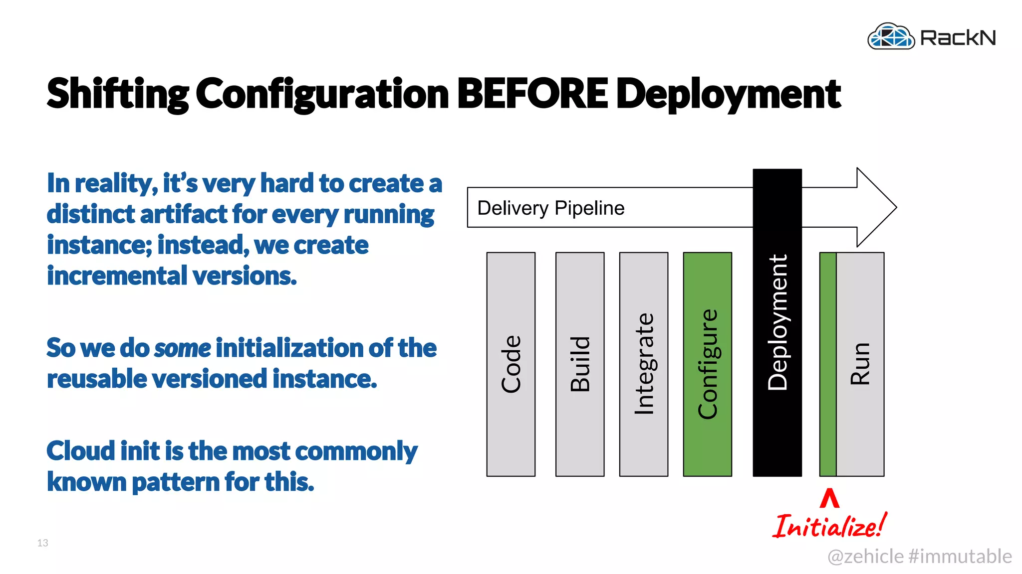 Immutable infrastructure & Rethinking Configuration | PPT