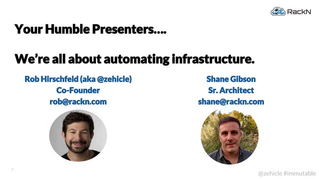 Immutable Infrastructure And Rethinking Configuration Ppt