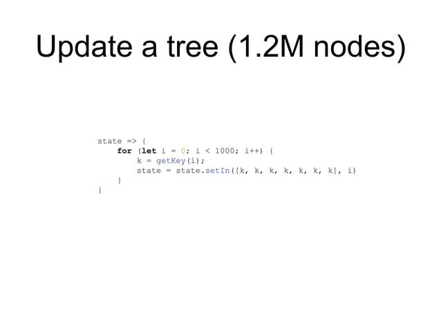 Immutable Libraries for React | PPT