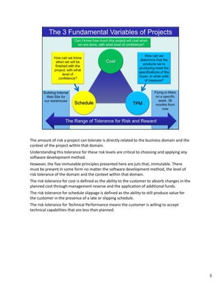 Immutable Principles Of Project Management (V7 Final Cmu) | PDF
