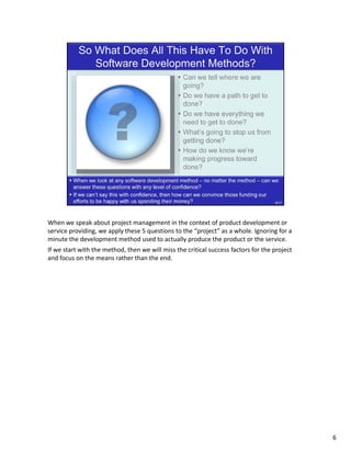 Immutable Principles Of Project Management (V7 Final Cmu) | PDF