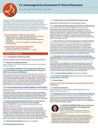 CHI's Immunogenicity & Bioassay Summit 2018 | PDF