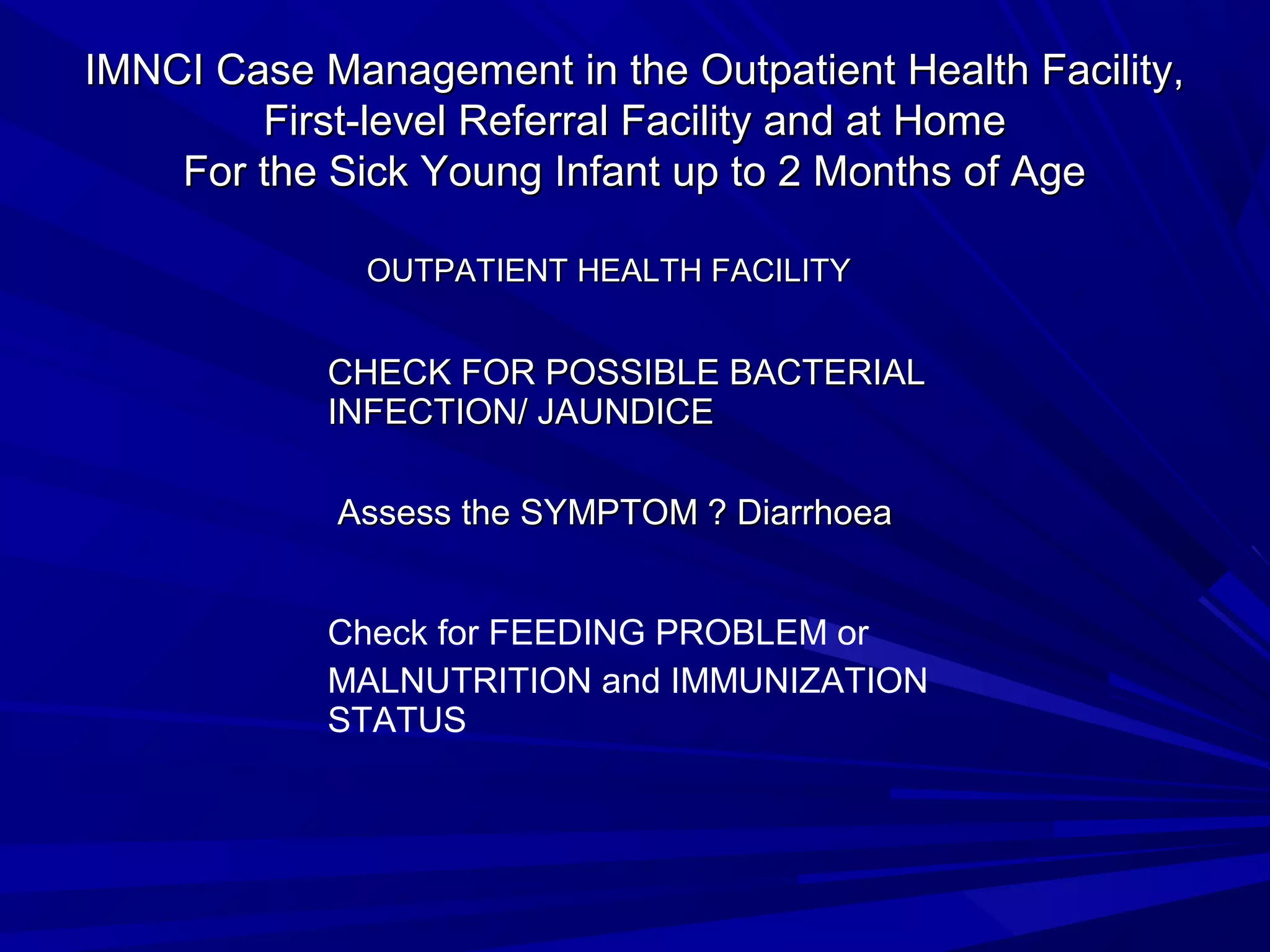 IMNCI | PPT