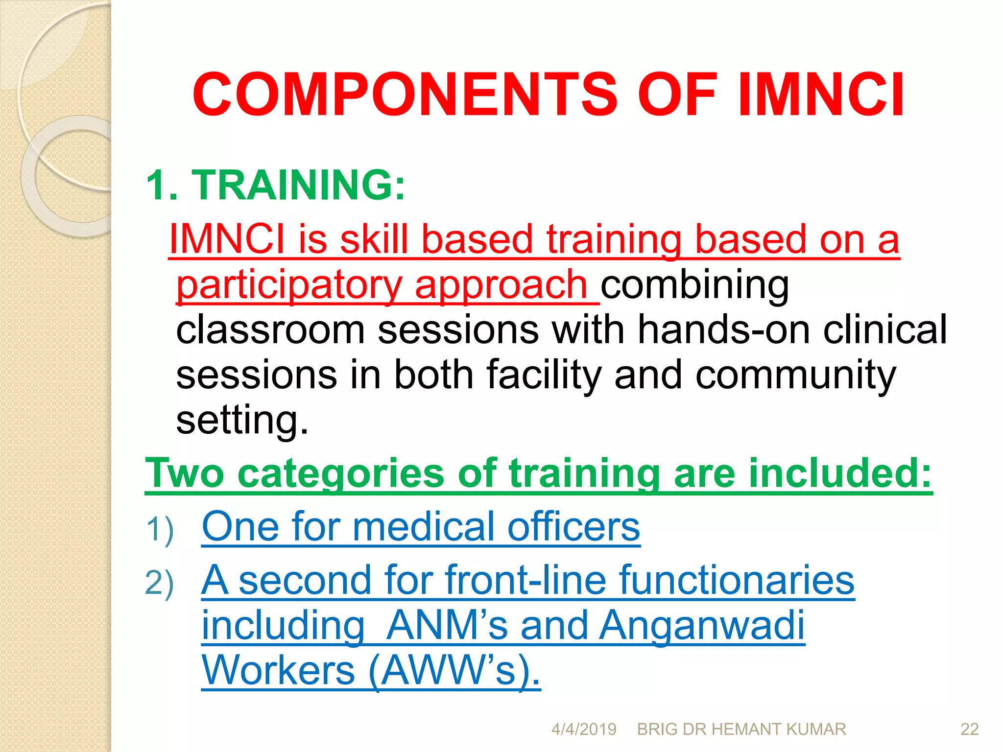 INTEGRATED MANAGEMENT OF NEO-NATAL AND CHILDHOOD ILLNESSES | PPTX