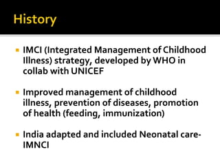 Imnci -integrated management of neonatal and childhood illness | PPTX