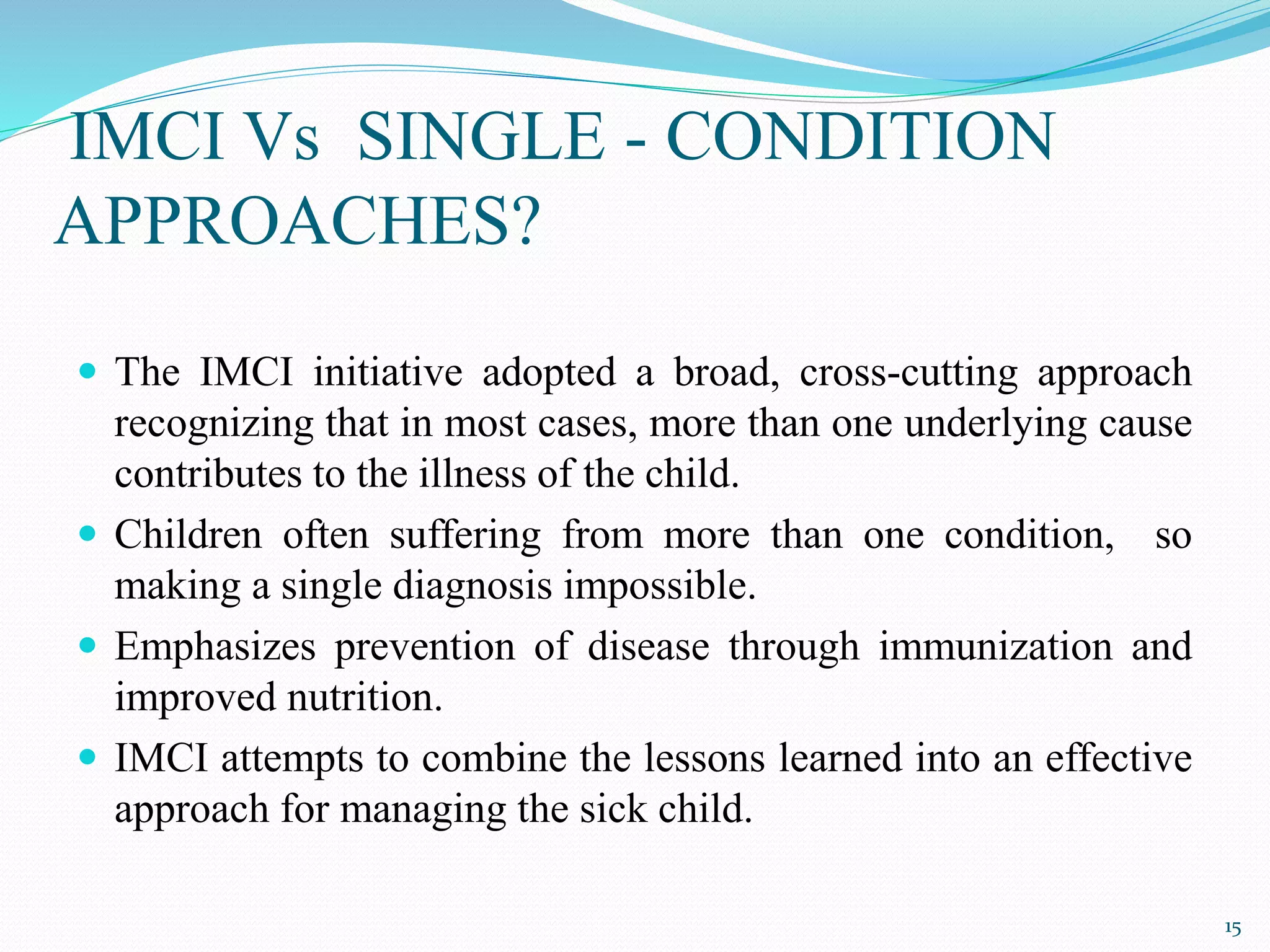 Imnci -Integrated Management of Neonatal & Childhood Illness | PPTX