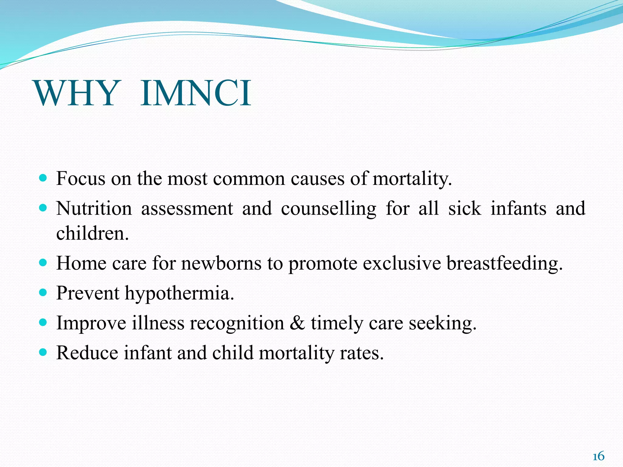 Imnci -Integrated Management of Neonatal & Childhood Illness | PPTX