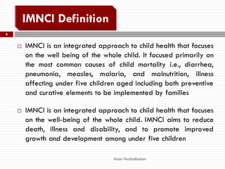 IMNCI (Integrated Management of Neonatal and Childhood Illness) | PDF