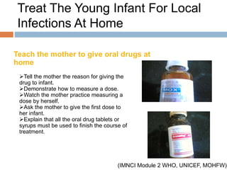 Integrated management of Neonatal and Childhood illness among Infants ...
