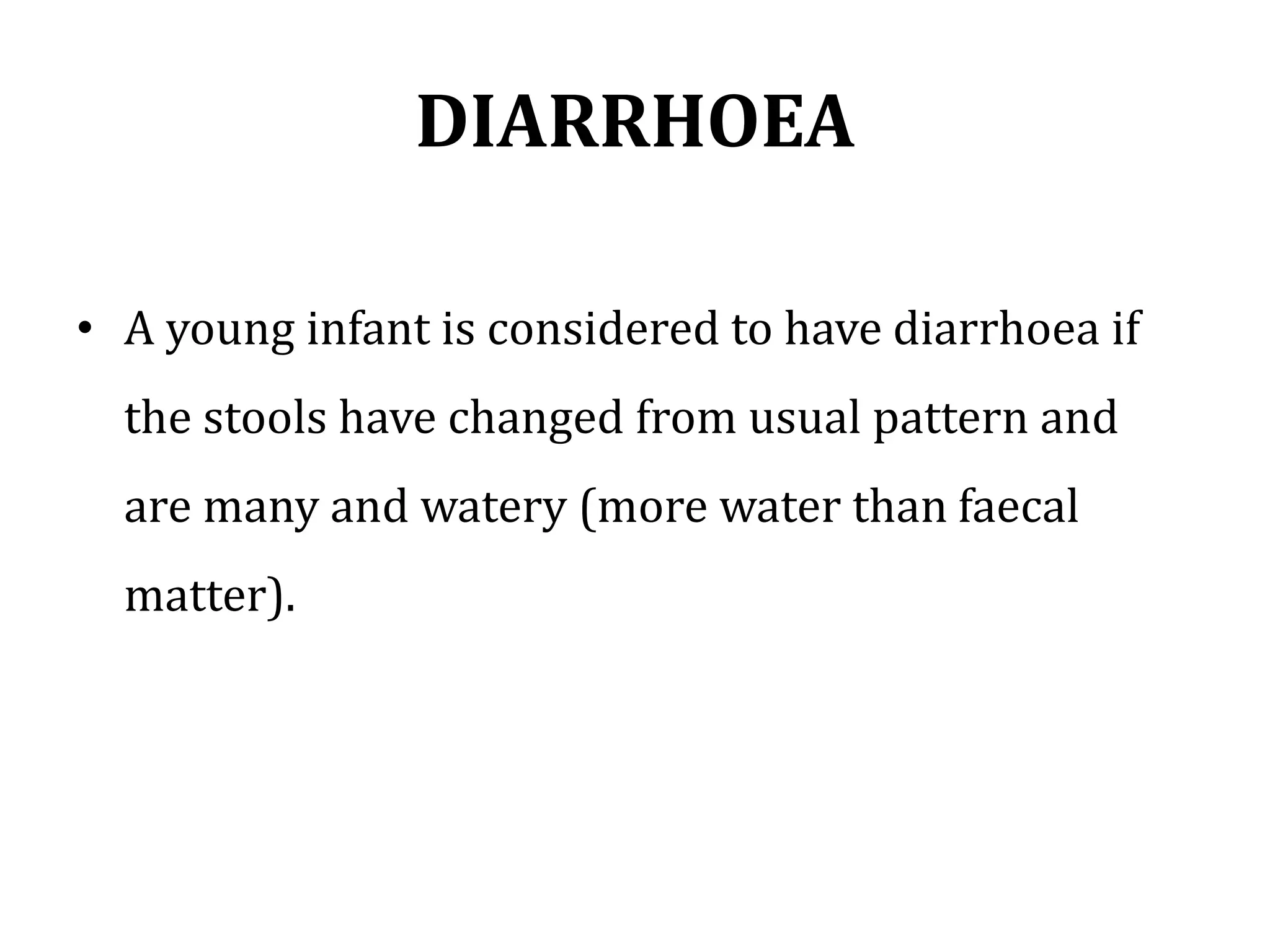IMNCI: Diarrhoea | PPTX