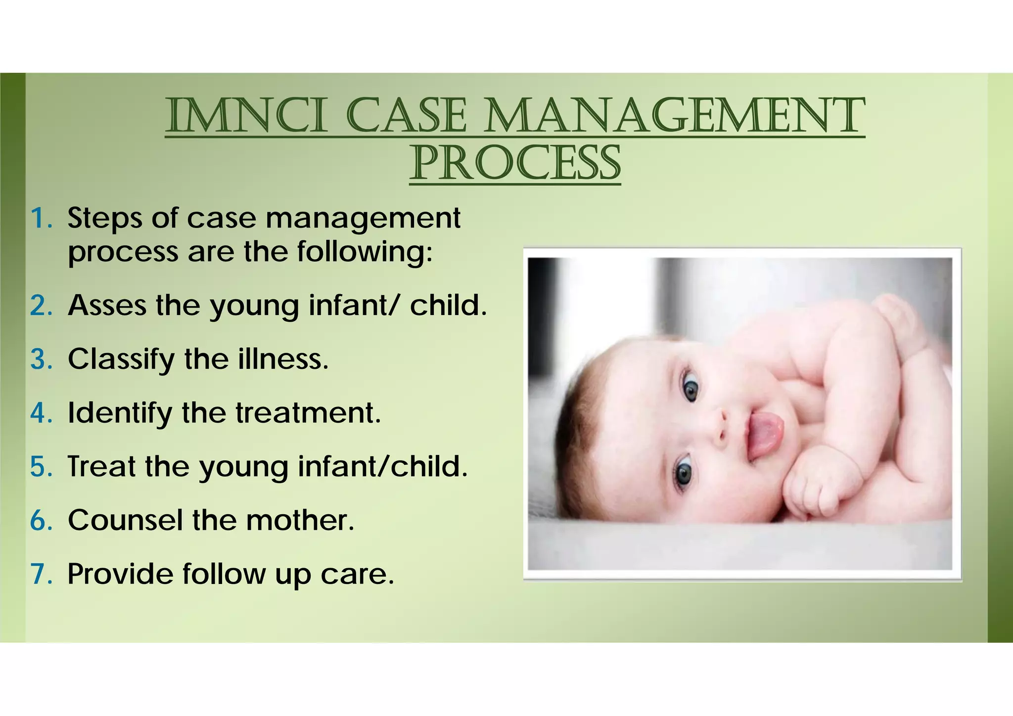 Imnci (integrated management of neonatal and childhood | PDF