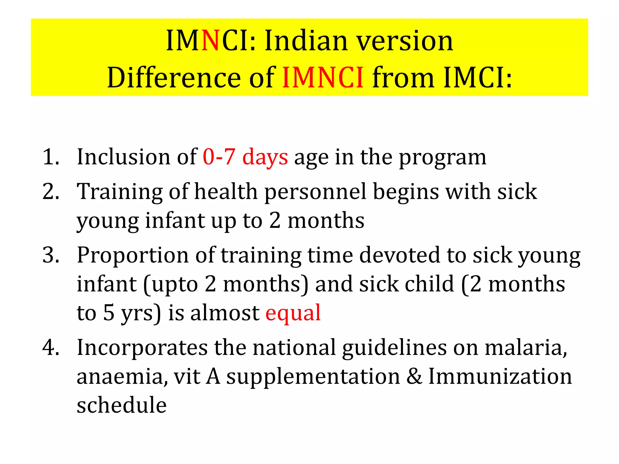 IMNCI_ Introduction & Pneumonia | PPT