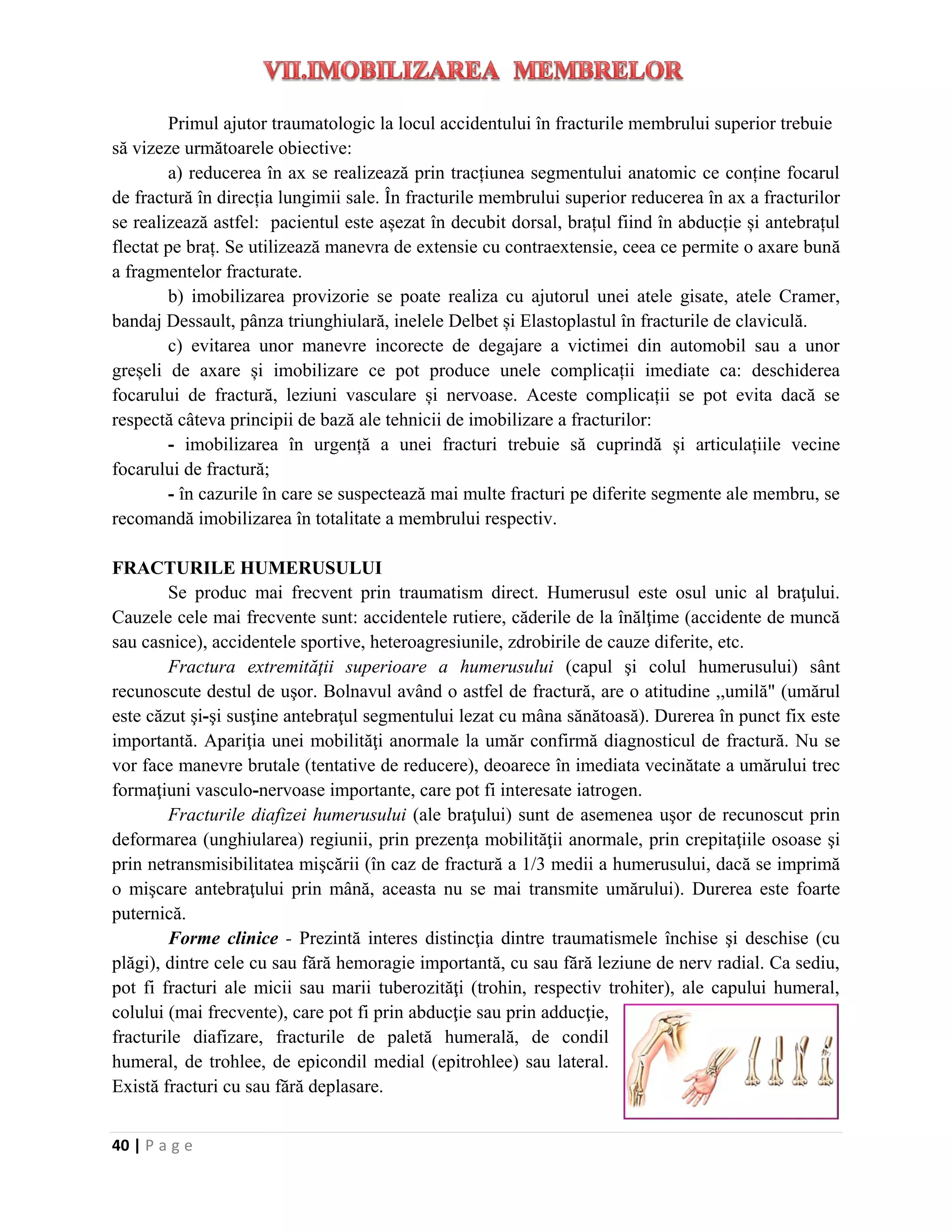 Imobilizare şi transport în traumă | PDF