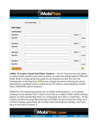 iMobiTrax Overview | PDF