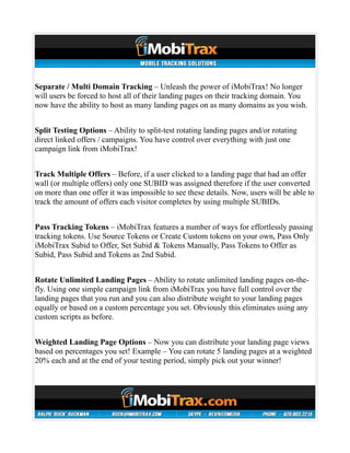 iMobiTrax Overview | PDF