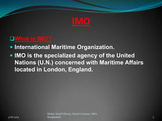 IMO & Conventions | PPTX
