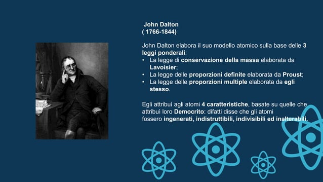 La storia dei modelli atomici: da Dalton a Bohr. | PPTX | Physics | Science