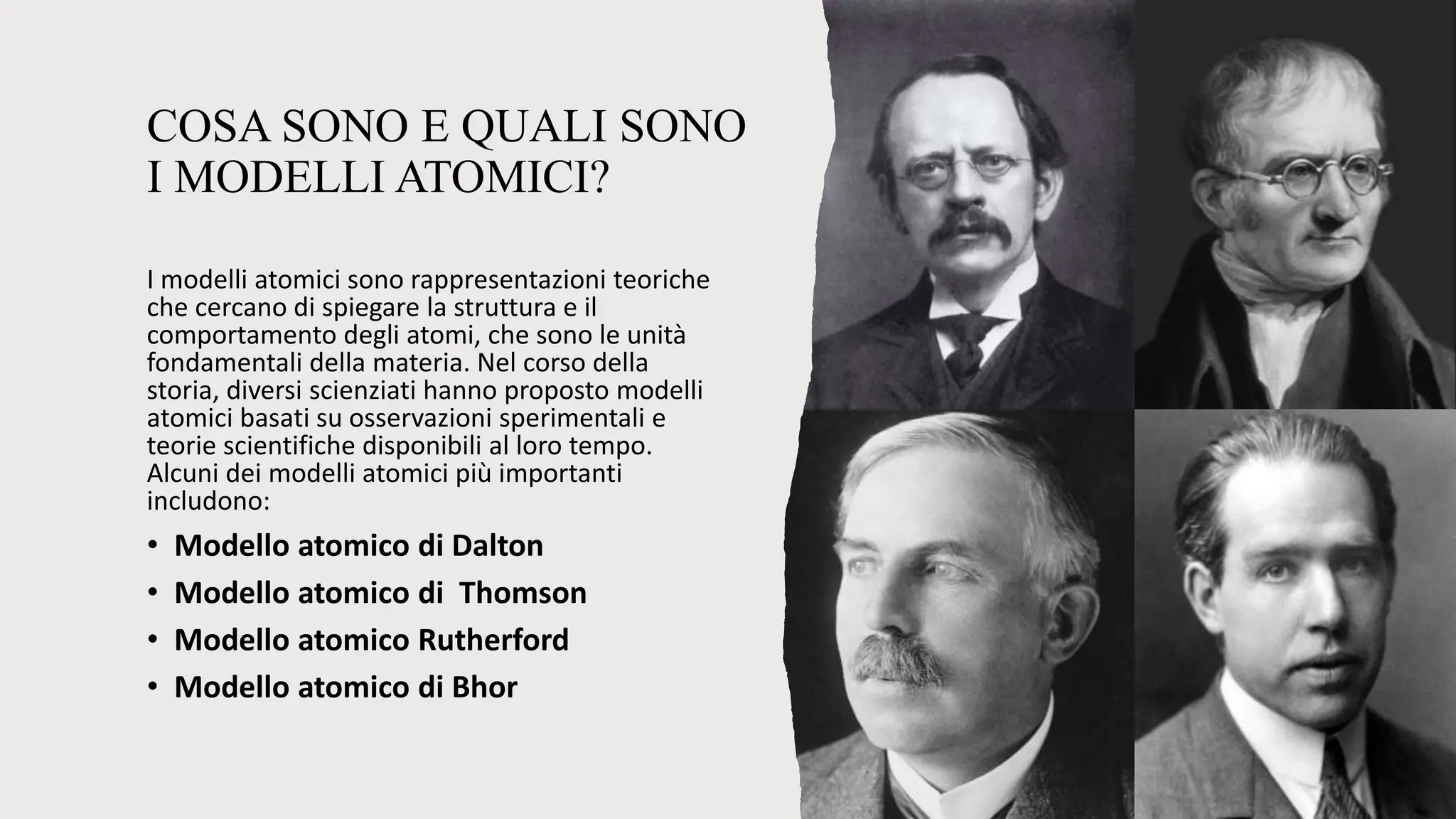 I Modelli Atomici: Bhor, Rutherford, Dalton, Thomson.pptx