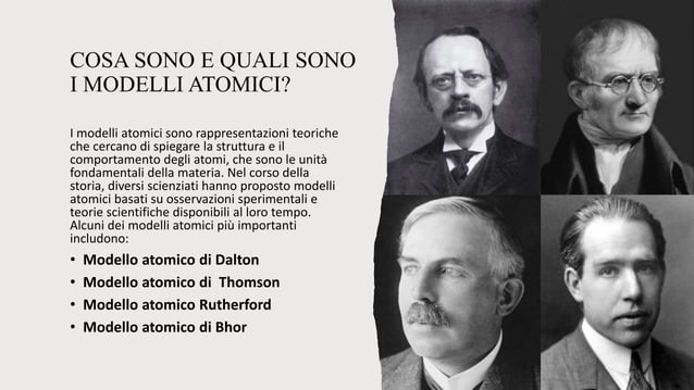 I Modelli Atomici: Bhor, Rutherford, Dalton, Thomson.pptx | Chemistry ...