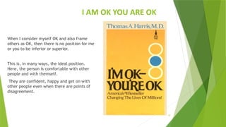life positions- Im OK your OK - MBA20.pptx