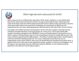 Imo msc 100 a gist | PDF