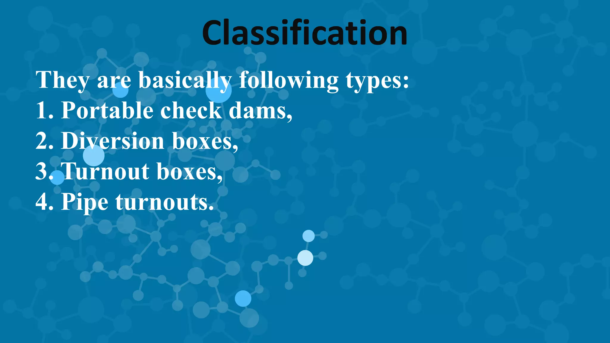 Diversion channel, water way and spreading ground | PPTX