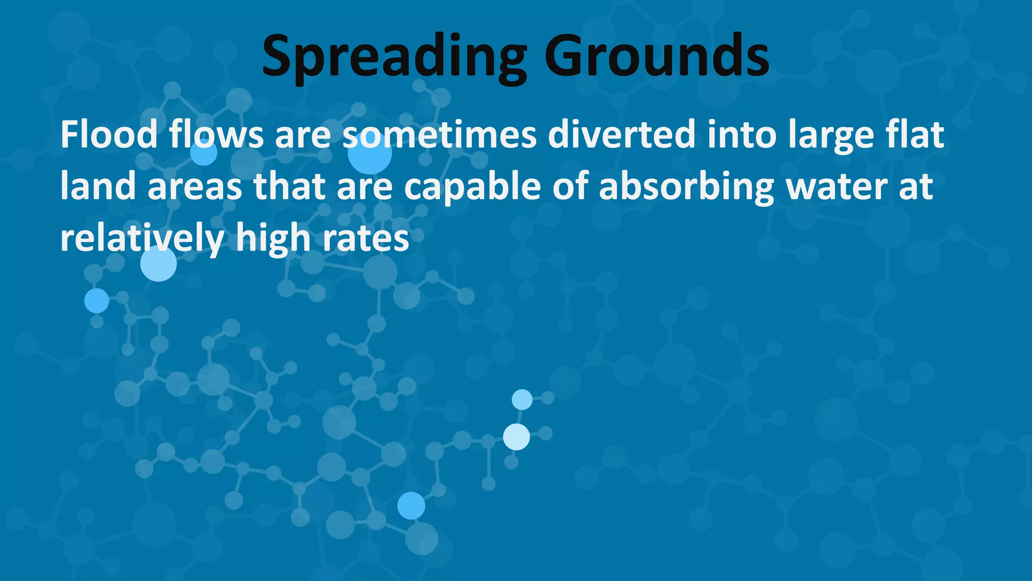 Diversion channel, water way and spreading ground | PPTX