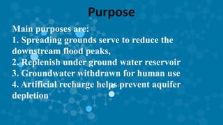 Diversion channel, water way and spreading ground | PPTX