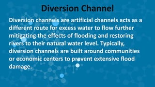 Diversion channel, water way and spreading ground | PPTX