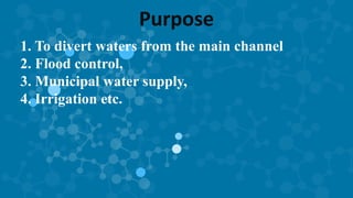 Diversion channel, water way and spreading ground | PPTX