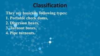 Diversion channel, water way and spreading ground | PPTX