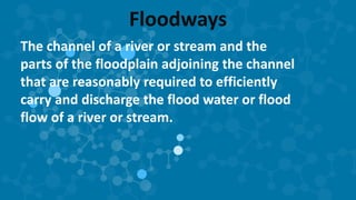 Diversion channel, water way and spreading ground | PPTX
