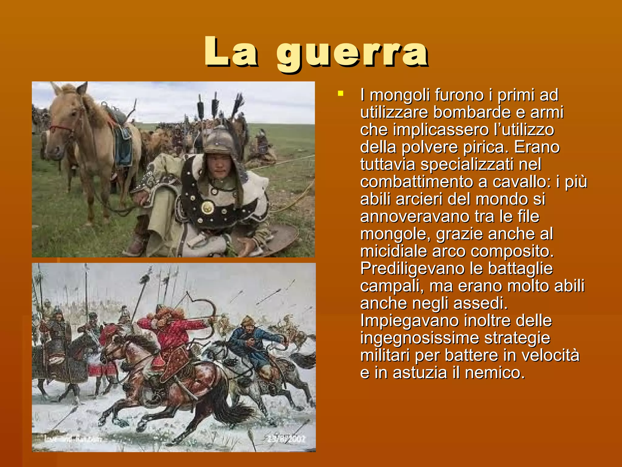 I mongoli | PPT