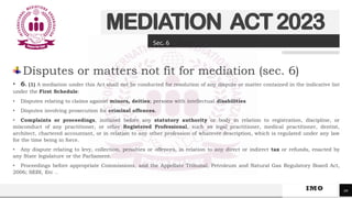 IMO PROFILE 2023 ^L0 mediation Bill 2023 FINAL 20.10.2023.pdf