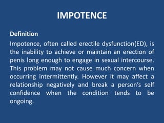 Impotence | PPT