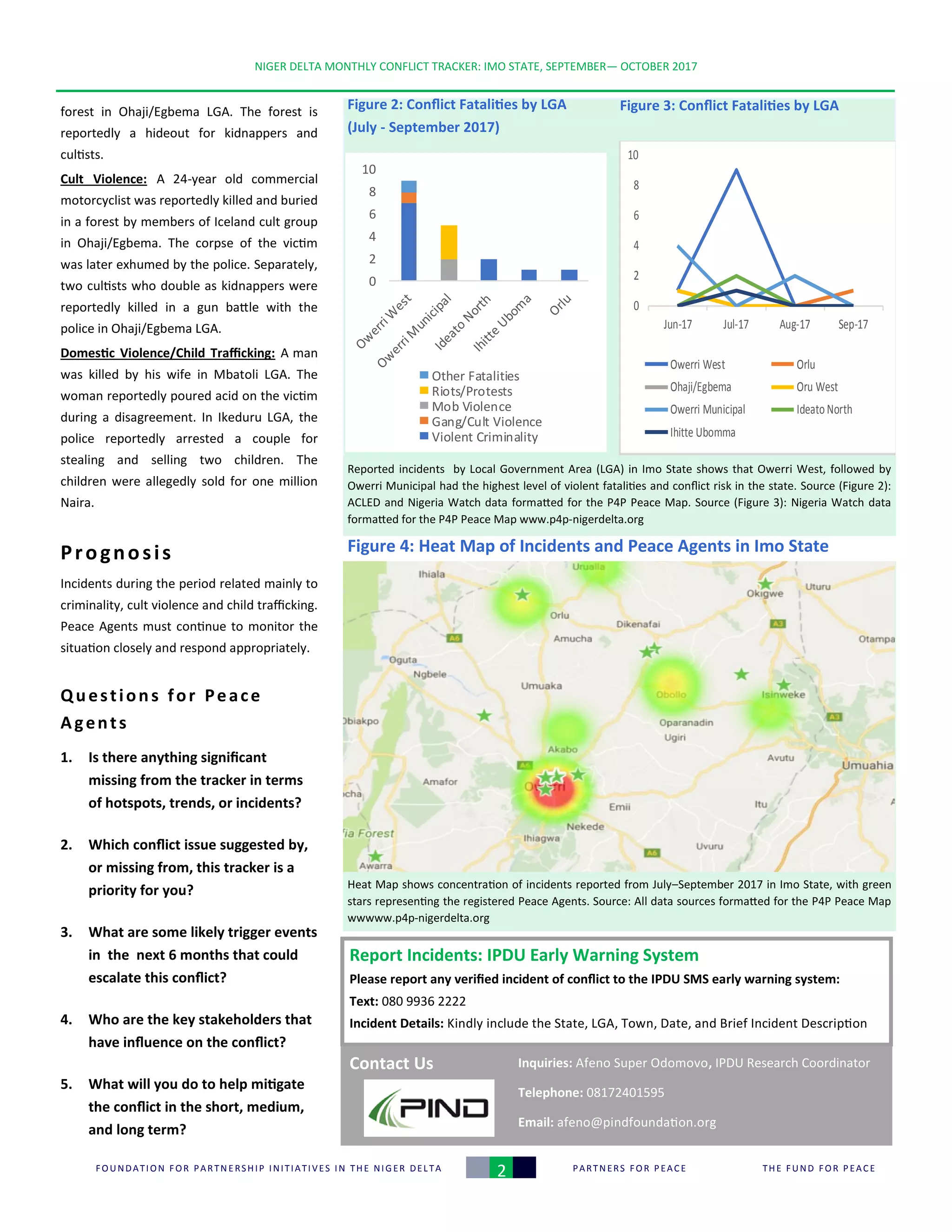 Imo State Conflict Tracker (September - October, 2017) | PDF | Crime ...