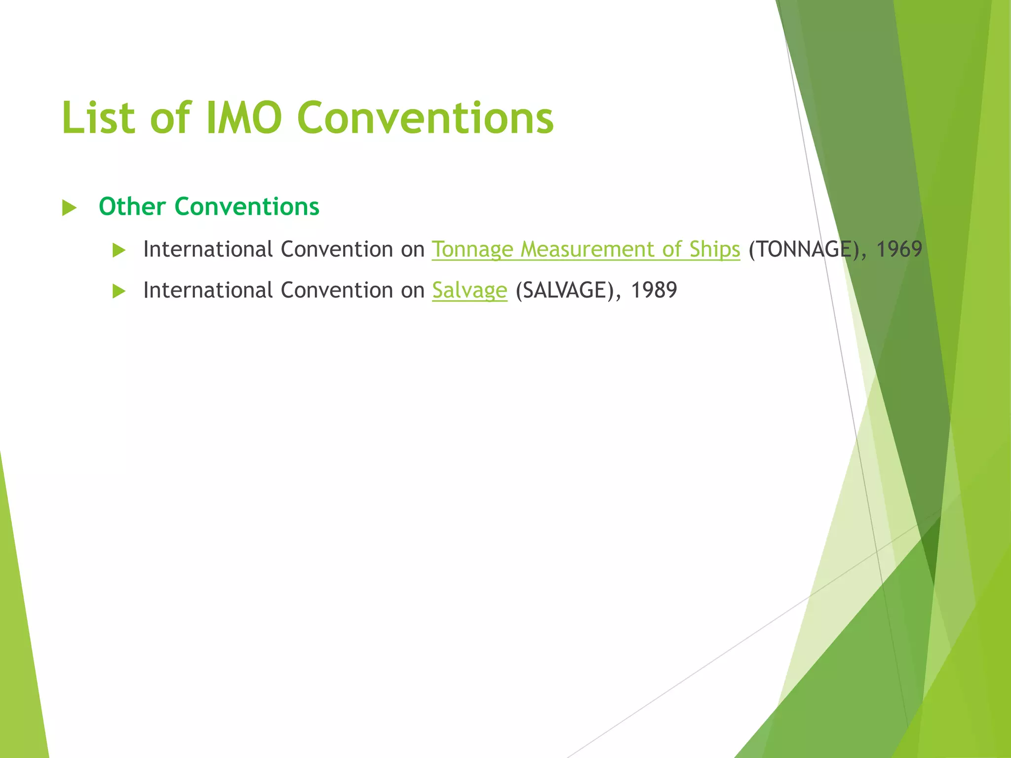 Imo – the international maritime organization | PPTX