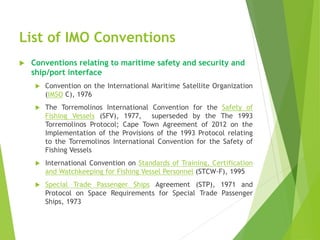 Imo – the international maritime organization | PPTX | Cruises | Travel ...